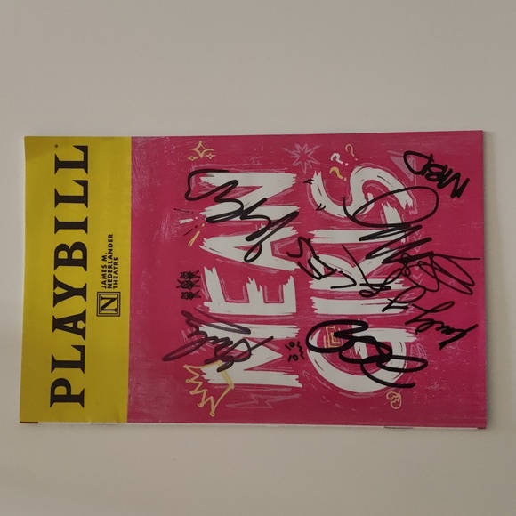 Art | Authentic Signed Mean Girls Playbill | Poshmark